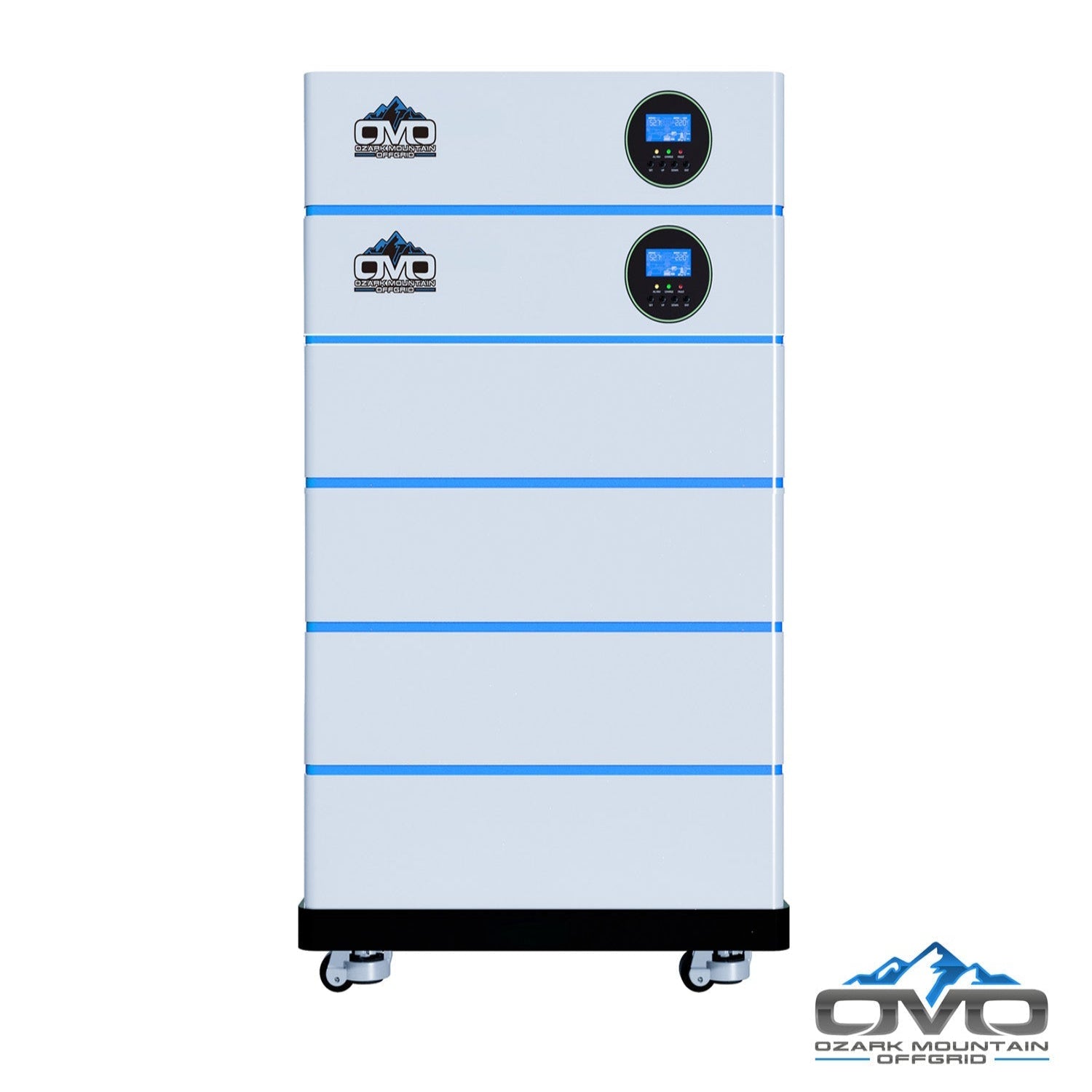 OMO All-In-One Customizable Stacking Inverter/Battery System 120/240 1